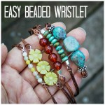 Making A Perfectly Simple Beaded Wristlet